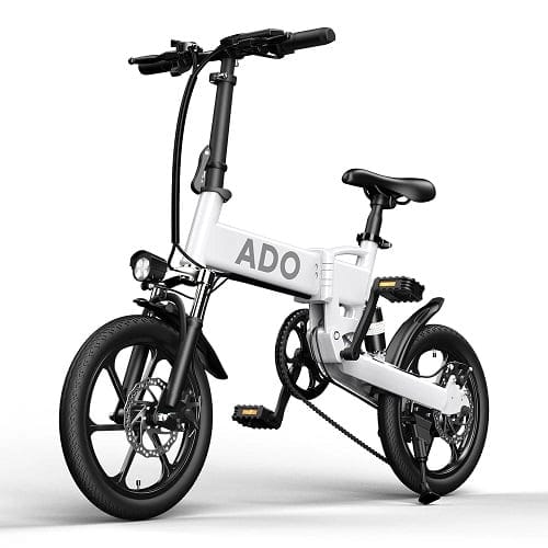 ADO A16 test - foldable 16 inch e-bike with 350W motor