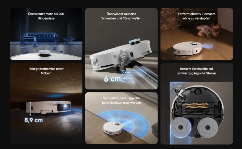 Dreame X50 Ultra Complete – Dieser Saugroboter klettert über Türschwellen